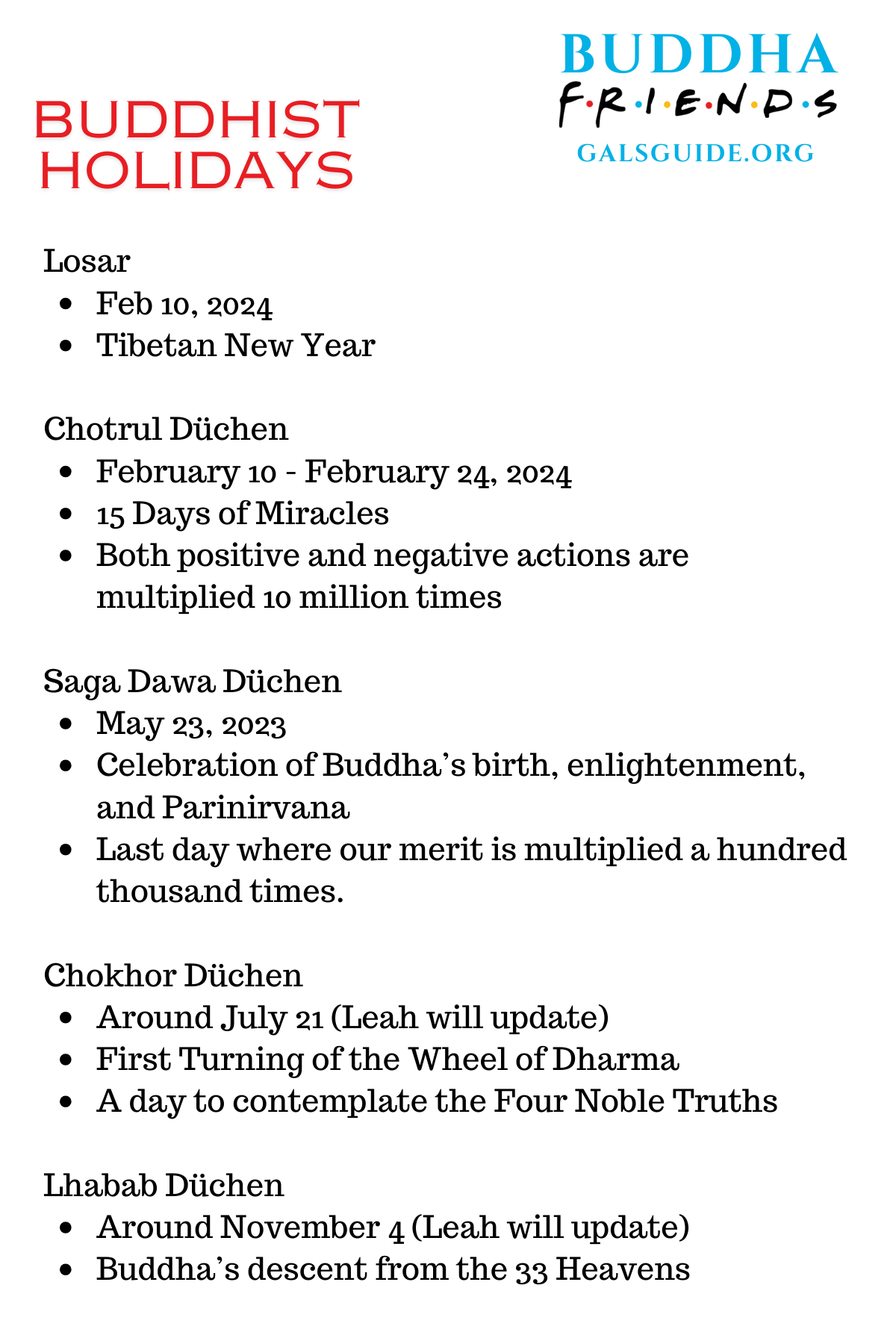 Buddha Friends – Gal's Guide